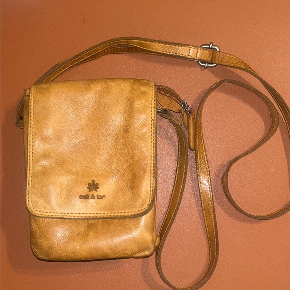 oak & tan | Bags | Oak Tan Brown Leather Crossbody Bag | Poshmark